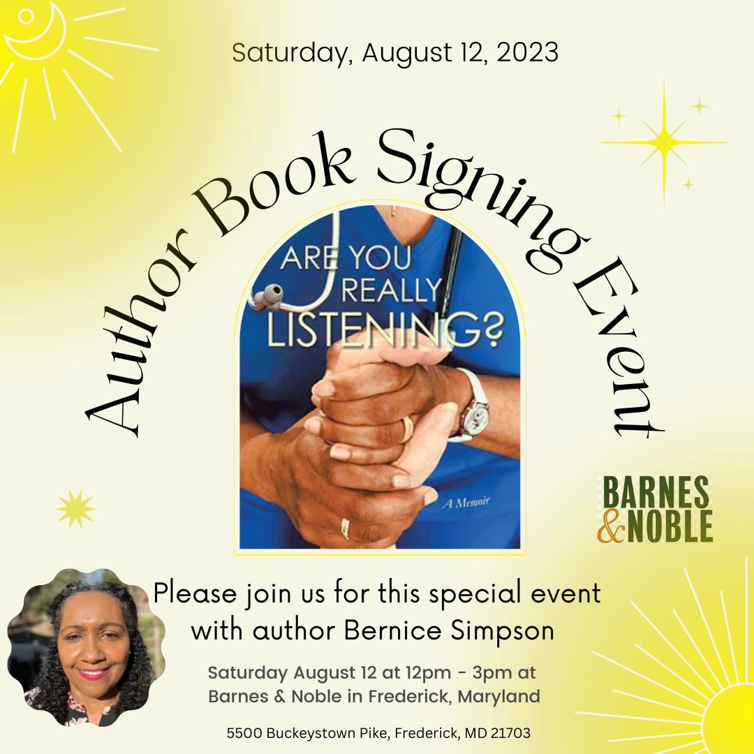 Book Signing Event August 12, 2023 – Bernice Simpson Author
